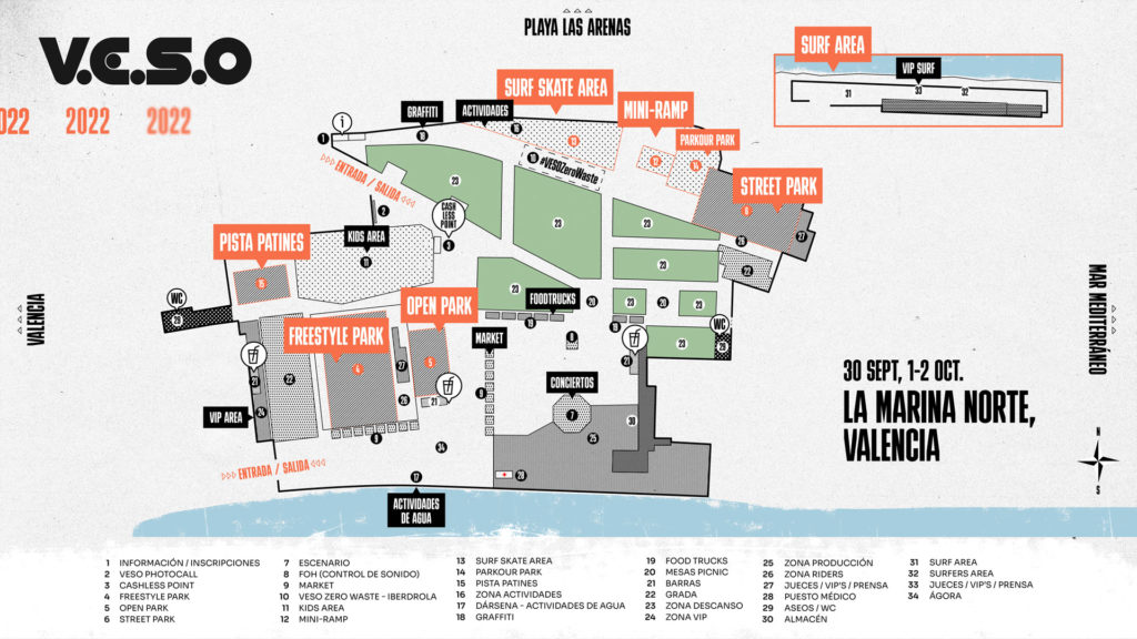 Mapa del evento – V.E.S.O